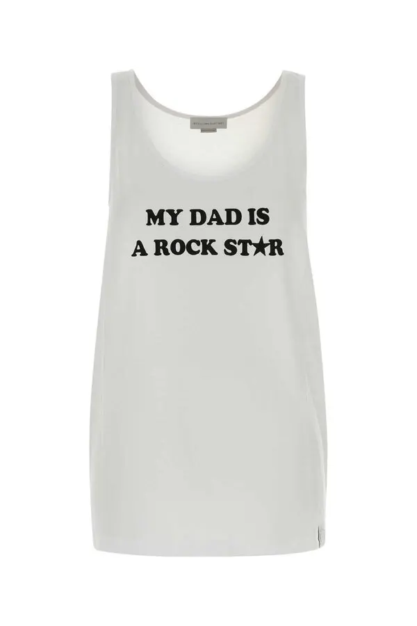 Stella McCartney Crisp Cotton Tank Top - White