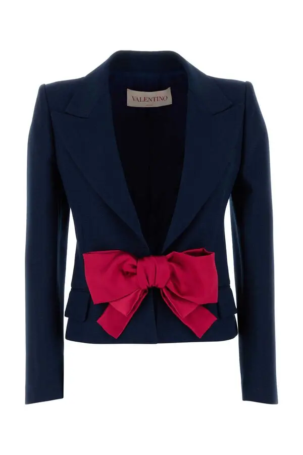 Valentino Garavani Viscose Blazer - Blue