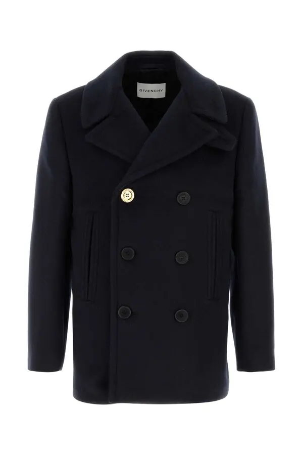 Givenchy Midnight Virgin Wool Double Breasted Jacket