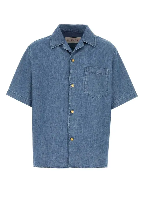Valentino Garavani Denim Shirt - Light Blue