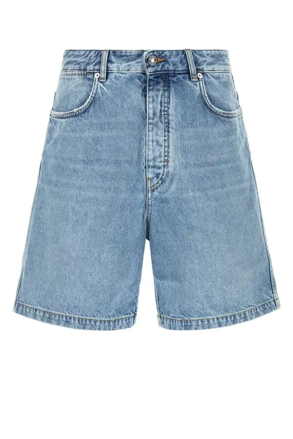 Givenchy Denim Bermuda Shorts - Blue