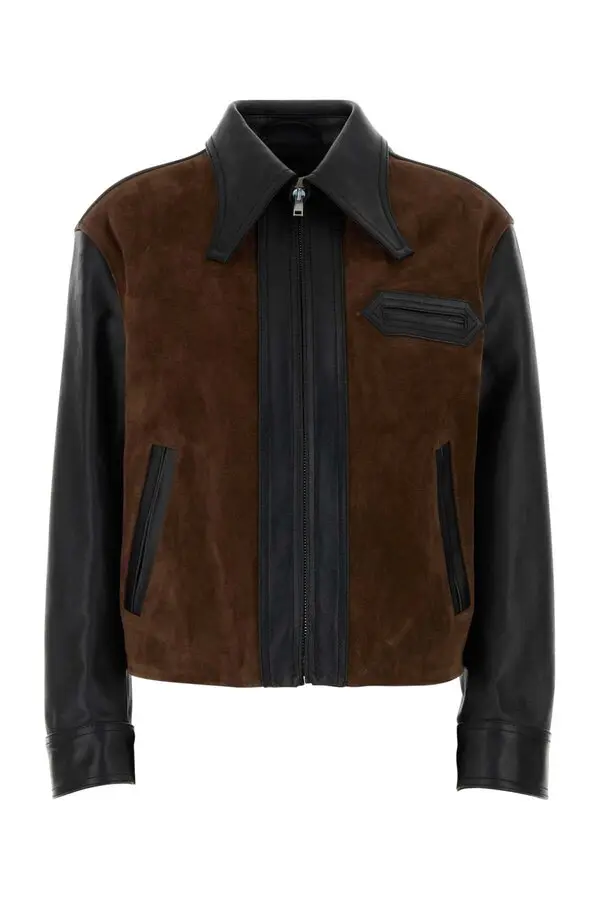 Marni Two-tone Calf Leather Jacket