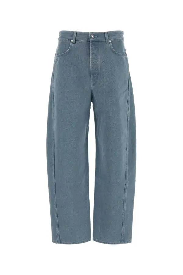 Givenchy Wide Leg Denim Jeans - Light Blue