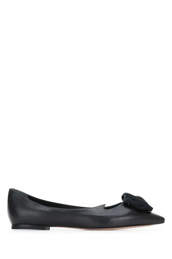 ROGER VIVIER Rose Ball Detail Ballet Flats