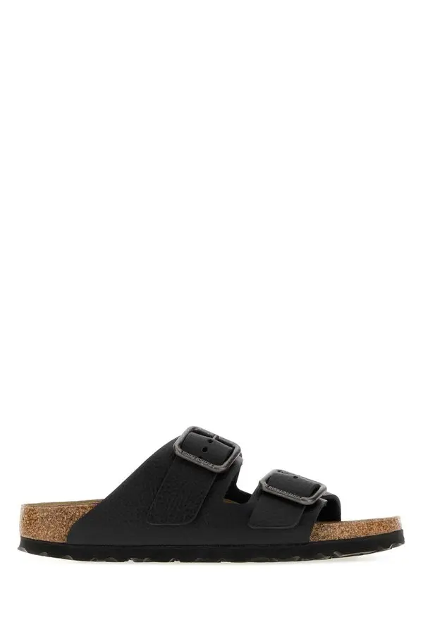 BIRKENSTOCK Arizona Leather Slip-on Slippers