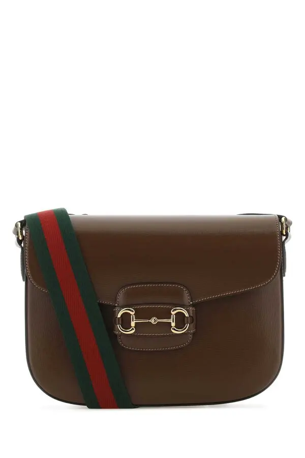 Gucci Horsebit Leather Shoulder Bag 29 X 22 X 7.5 Cm