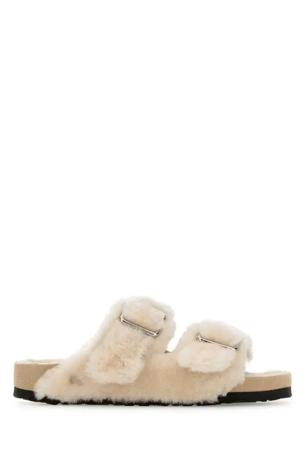 BIRKENSTOCK 1774 X BECOMES BERLIN Shearling Arizona Slip-on Slippers