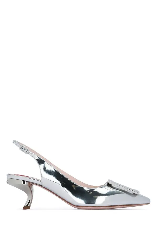 ROGER VIVIER Slingback Loafers With Decorative Heel