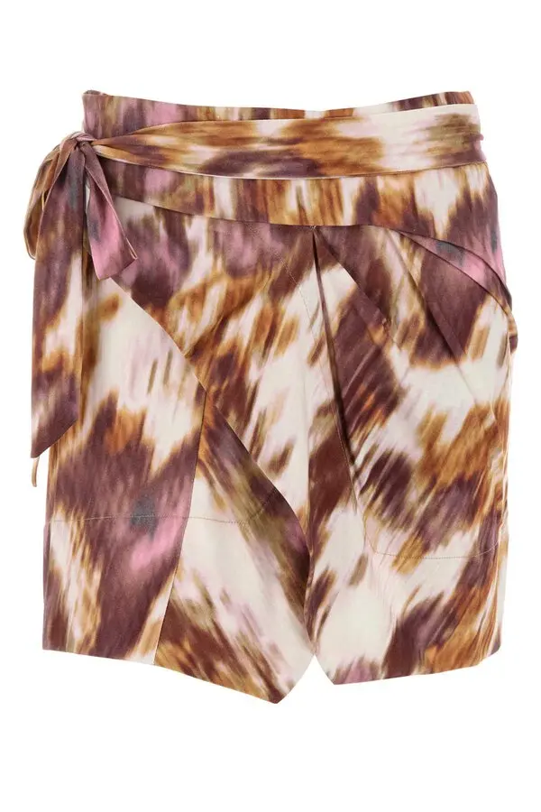Isabel Marant Étoile Cotton Mini Skirt - Printed