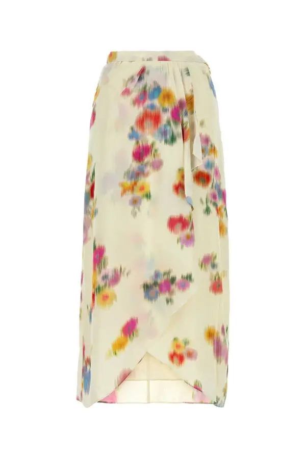 Isabel Marant Étoile Crepe Lined Skirt - Printed