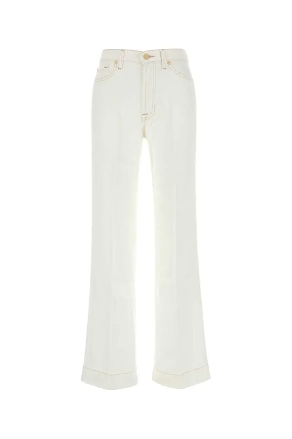 Seven For All Mankind Modern Dojo Pant In 100% Lyocell - White