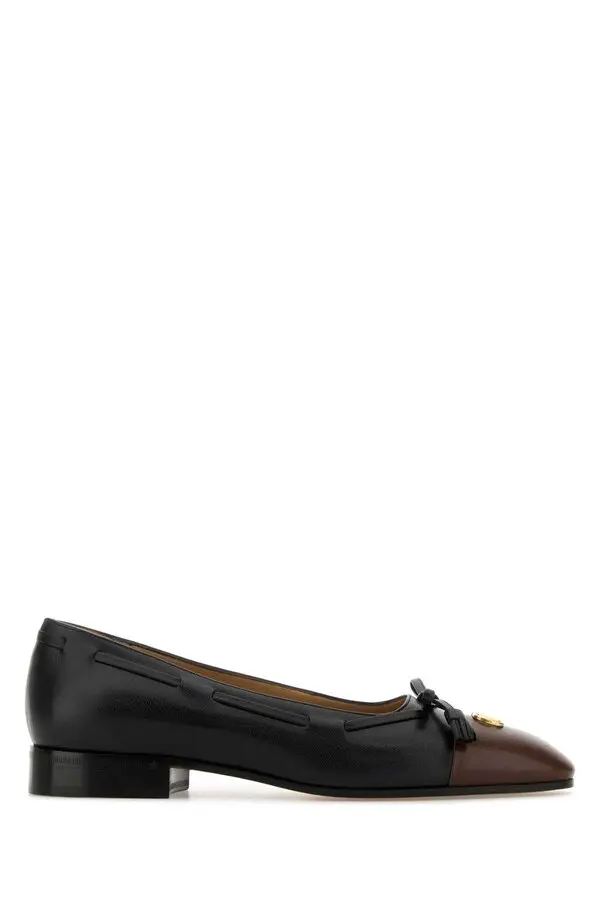 Valentino Garavani Leather Ballerina Flats