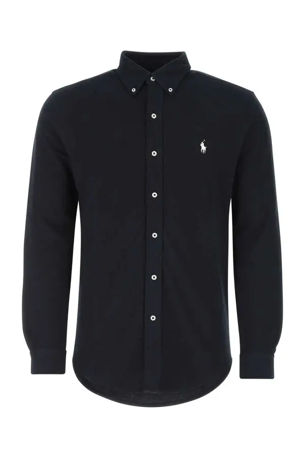 Polo Ralph Lauren 100% Cotton Pique Polo Shirt - Blue