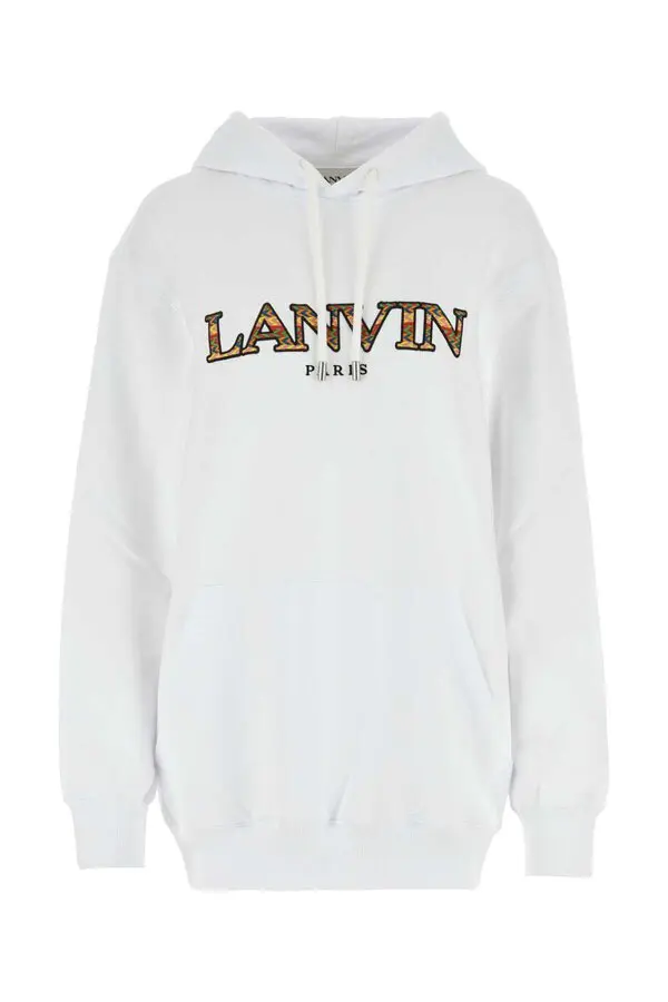 LANVIN Logo Cotton Hoodie
