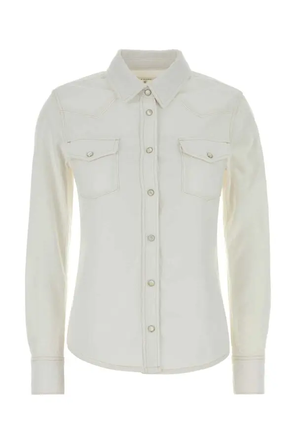 FRAME Cotton-lyocell Blend Denim Shirt