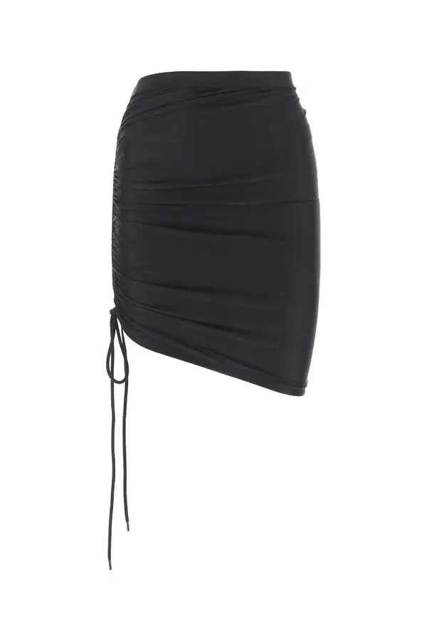Balenciaga Ruched Drawstring Skirt
