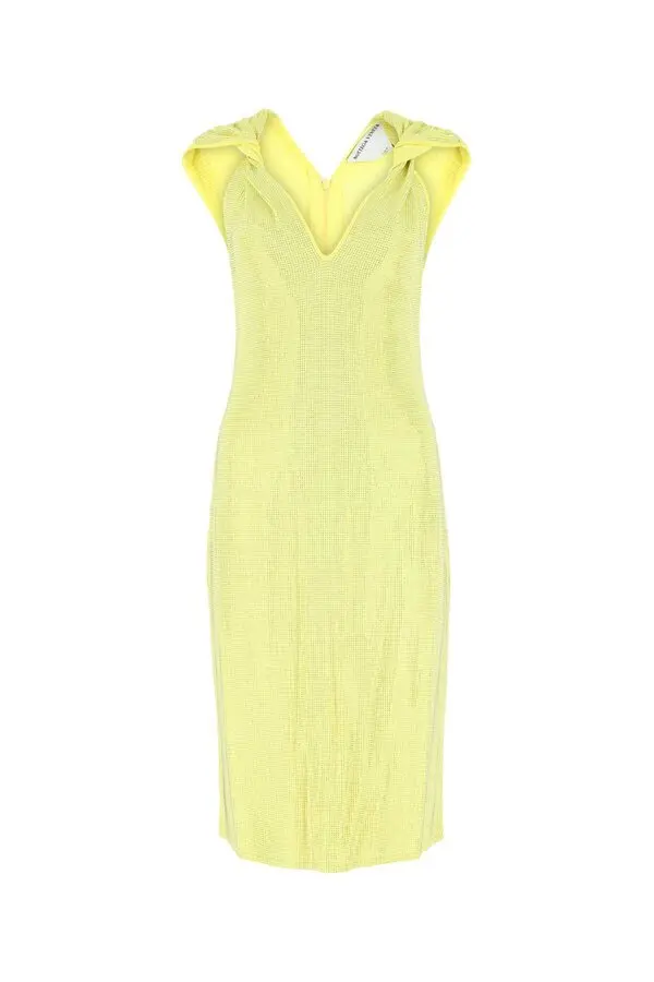 Bottega Veneta Embellished Stretch Viscose-blend Dress