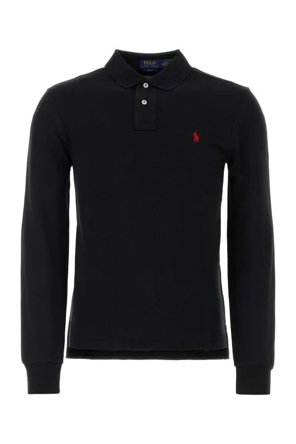Polo Ralph Lauren Cotton Piqué Polo Shirt - Black