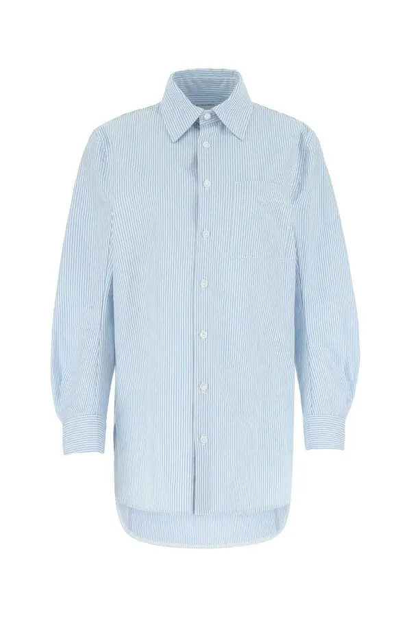 Bottega Veneta Striped Cotton Shirt - Stripped