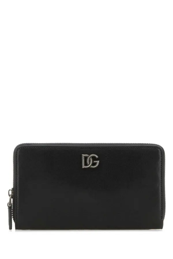 Dolce & Gabbana Calf Leather Wallet 18.5 Cm X 10 Cm X 2 Cm