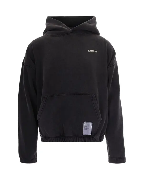 Satisfy Oversized Pullover Hoodie - Aged Black Sab