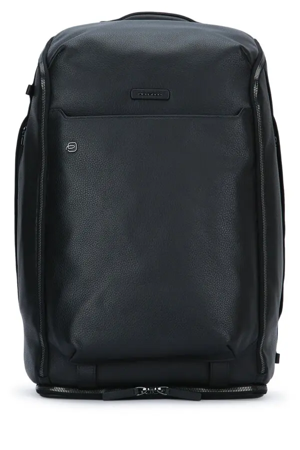 PIQUADRO Leather Convertible Travel Bag That Packs As A Backpack
