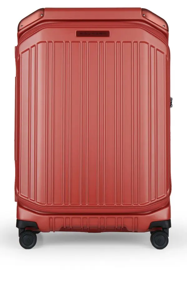 PIQUADRO Medium Front-opening 4-wheel Trolley