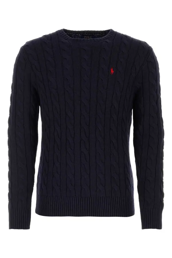 Polo Ralph Lauren Cotton Cable Knit Crewneck Sweater