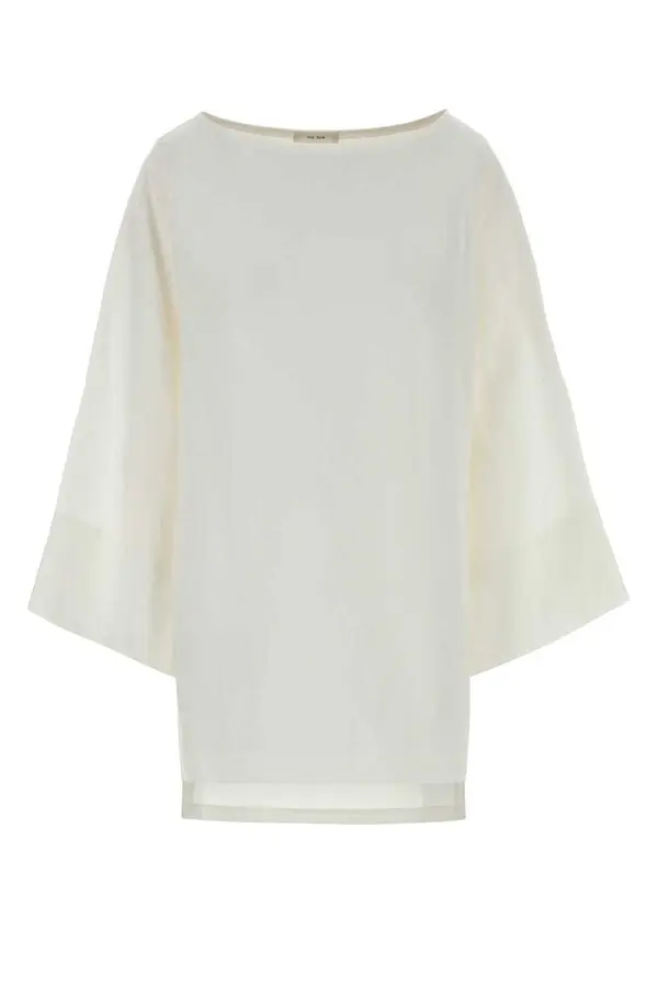THE ROW Junia Linen Blouse