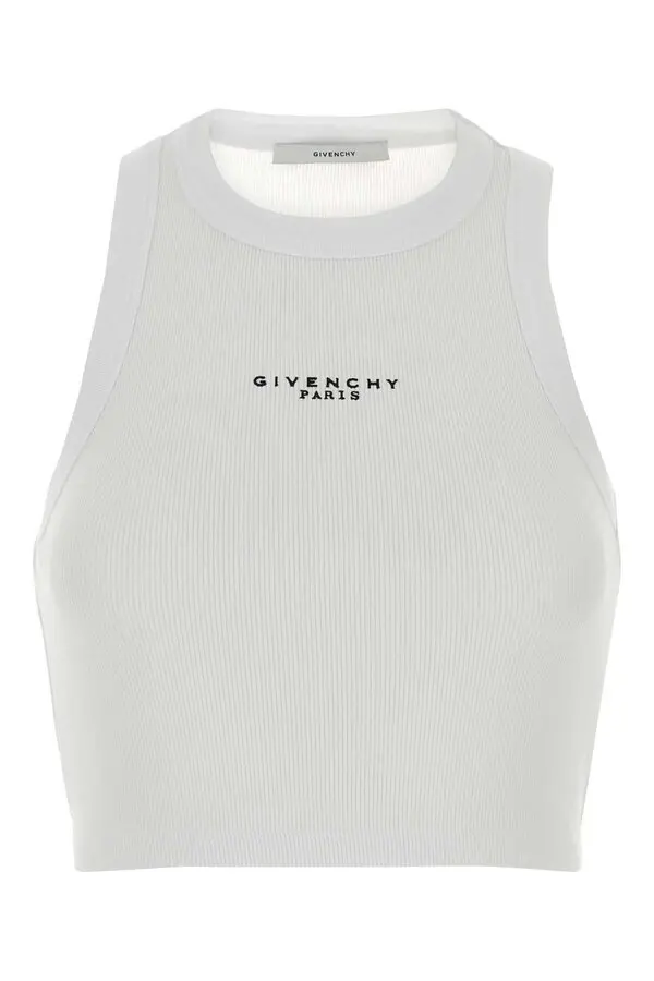 Givenchy Stretch Cotton Cropped Mini Top