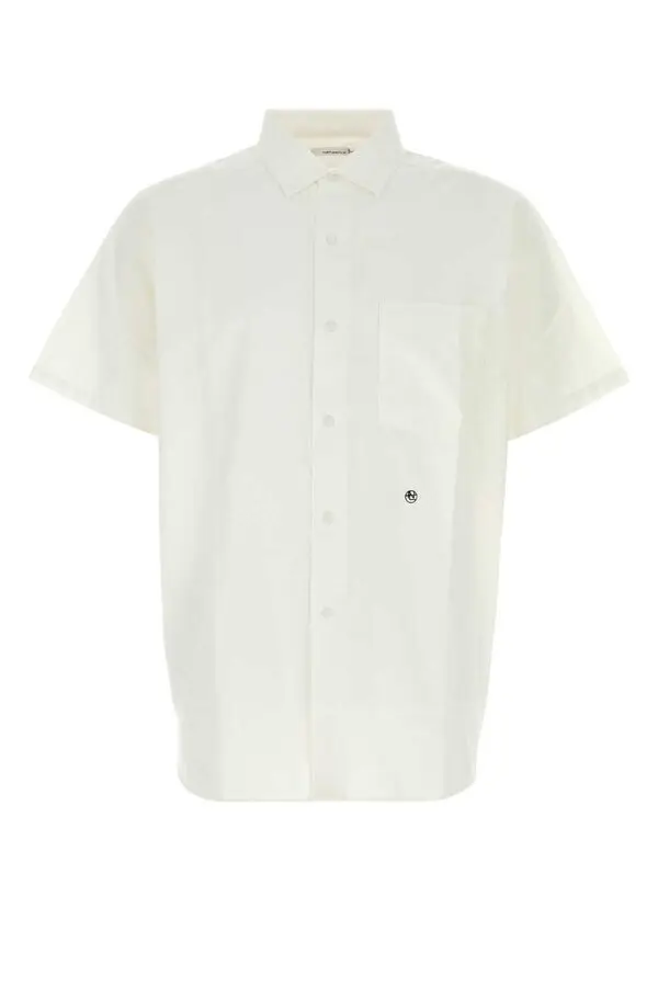 Nanamica Oversized Cotton-polyester Shirt - White