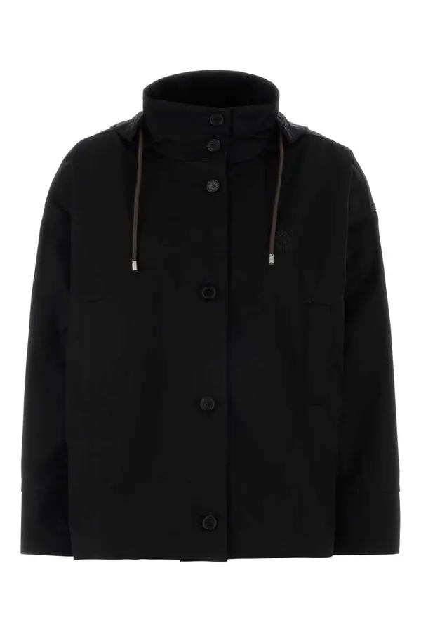 Loewe Gabardine Jacket For - Black