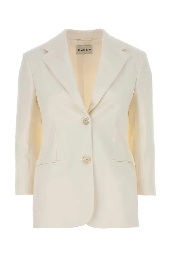 Givenchy Virgin Wool Blazer - White