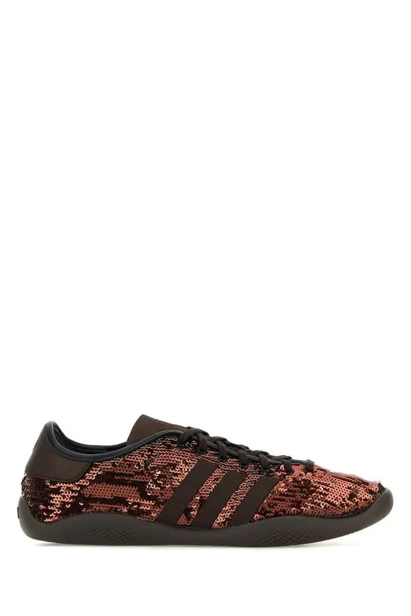 Adidas Embellished Sequined Fabric Low Top Sneakers