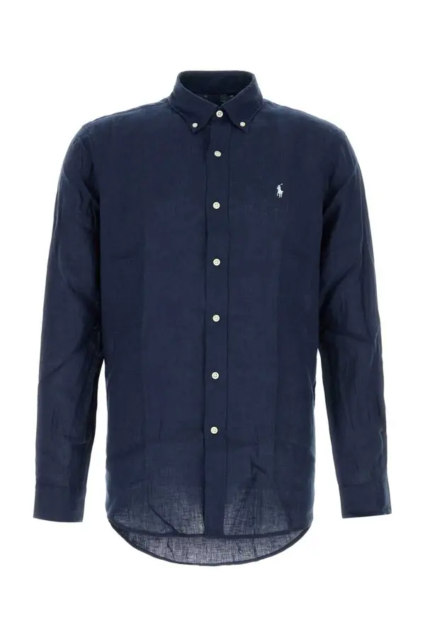 Polo Ralph Lauren 100% Linen Button-down Shirt - Blue