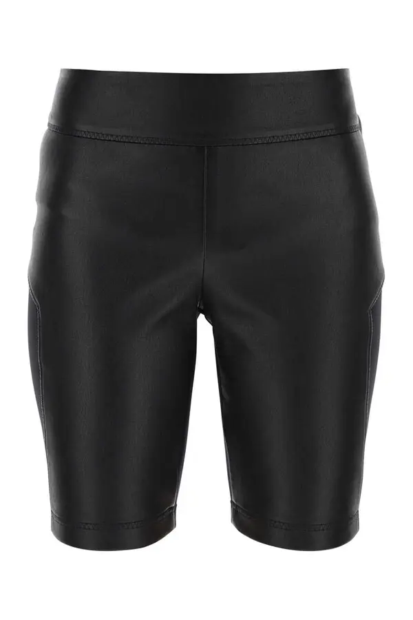 Loewe Lamb Leather And Mixed-fabric Leggings