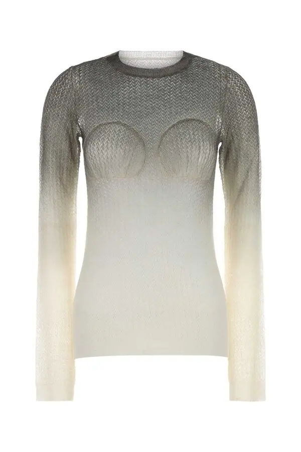 MAISON MARGIELA Multicolor Wool-blend Knit Sweater