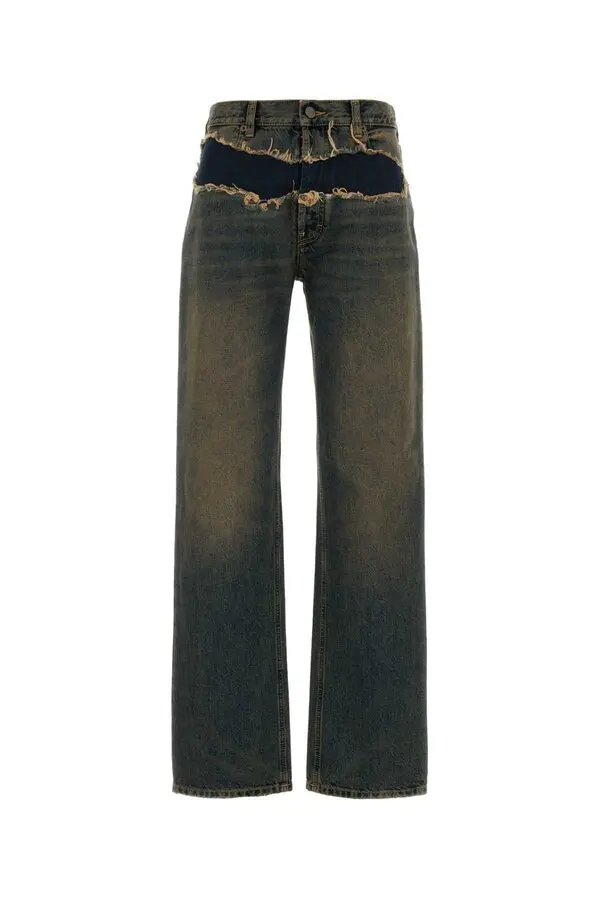 MAISON MARGIELA Light Wash Denim Jeans - Blue