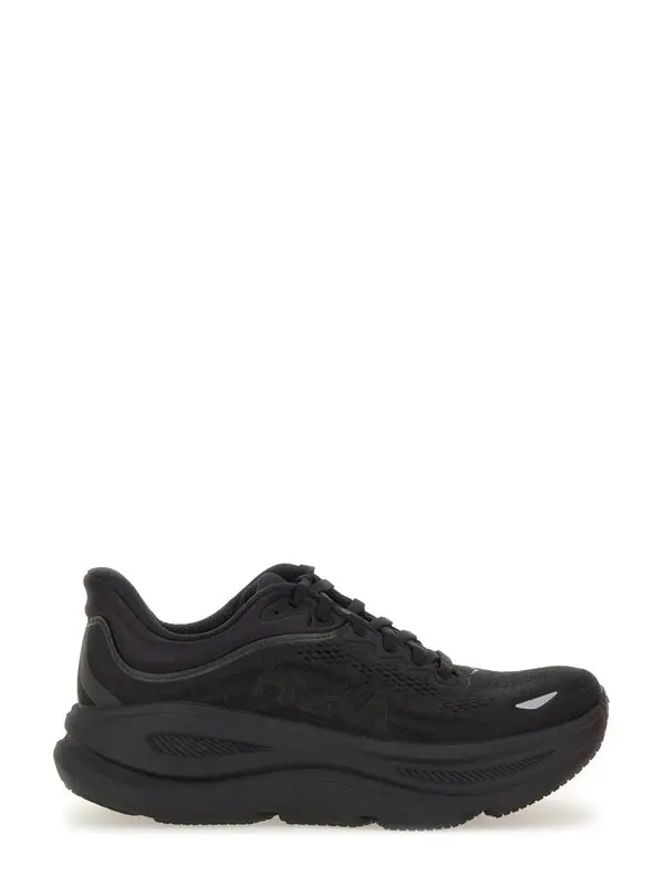 Hoka One One Bondi 9 Fabric Sneakers - Black