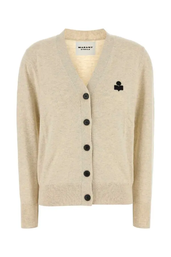 Isabel Marant Étoile Karina Cotton-wool Blend Cardigan - Yellow