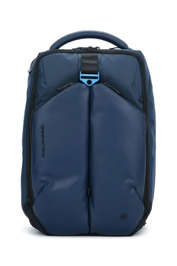 PIQUADRO Laptop Backpack For 15.6" With 2 Compartments In Soft Fabric