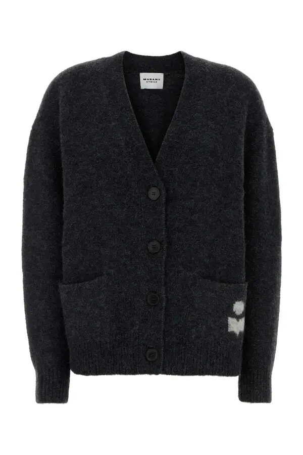 Isabel Marant Étoile Eborah Alpaca-blend Cardigan - Grey
