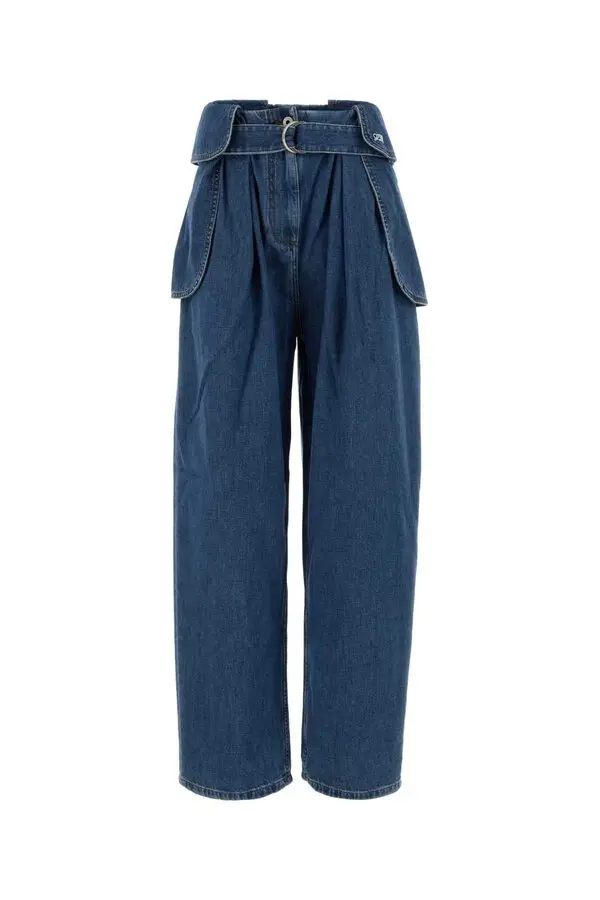 Loewe Wide Leg Denim Jeans