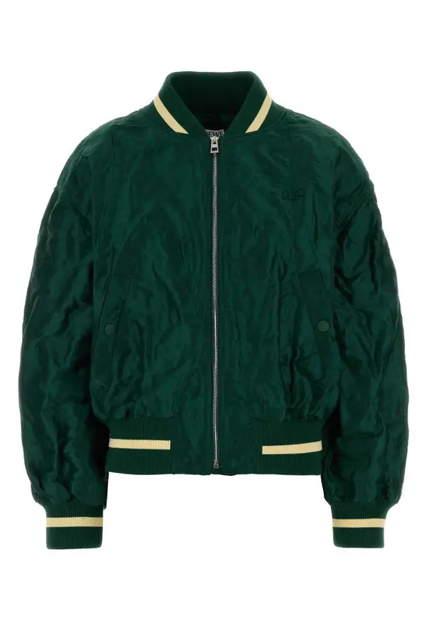 Loewe Tech Fabric Bomber Jacket