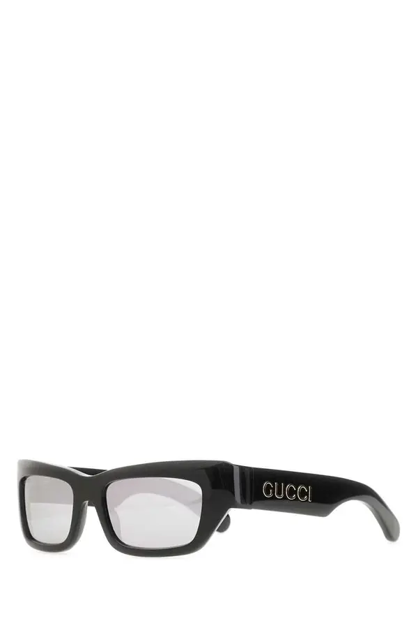 Gucci Acetate Rectangle Sunglasses - Black