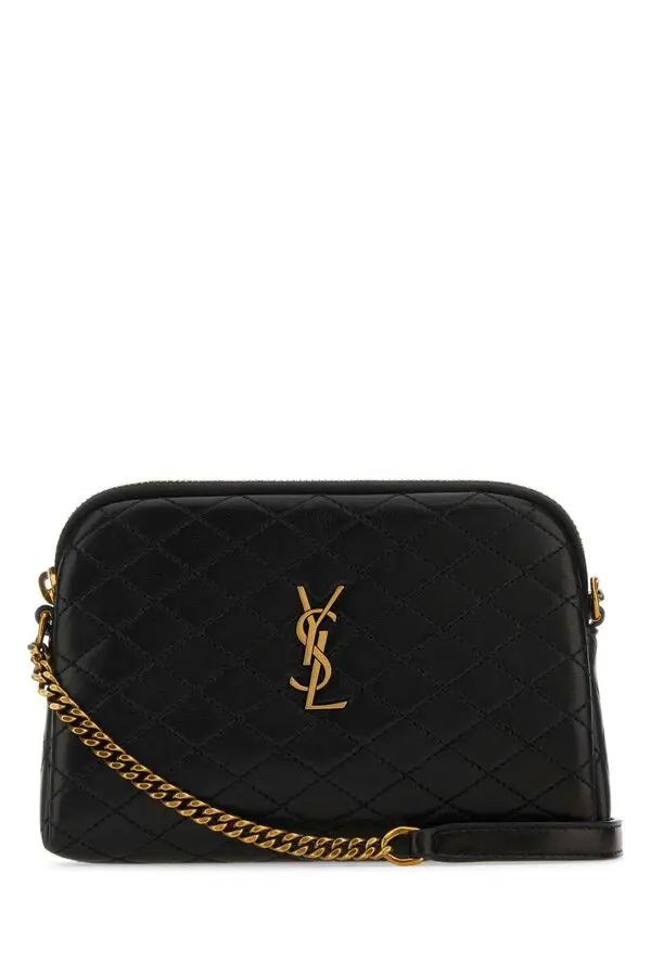 Saint Laurent Mini Gaby Quilted Lambskin Crossbody Bag