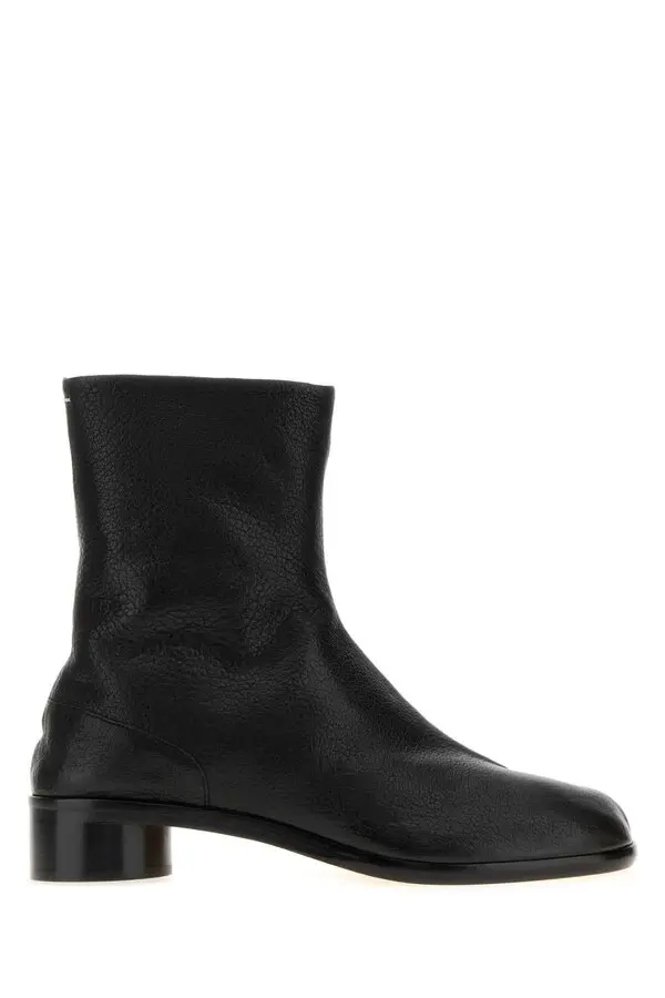 MAISON MARGIELA Tabi Toe Leather Ankle Boots