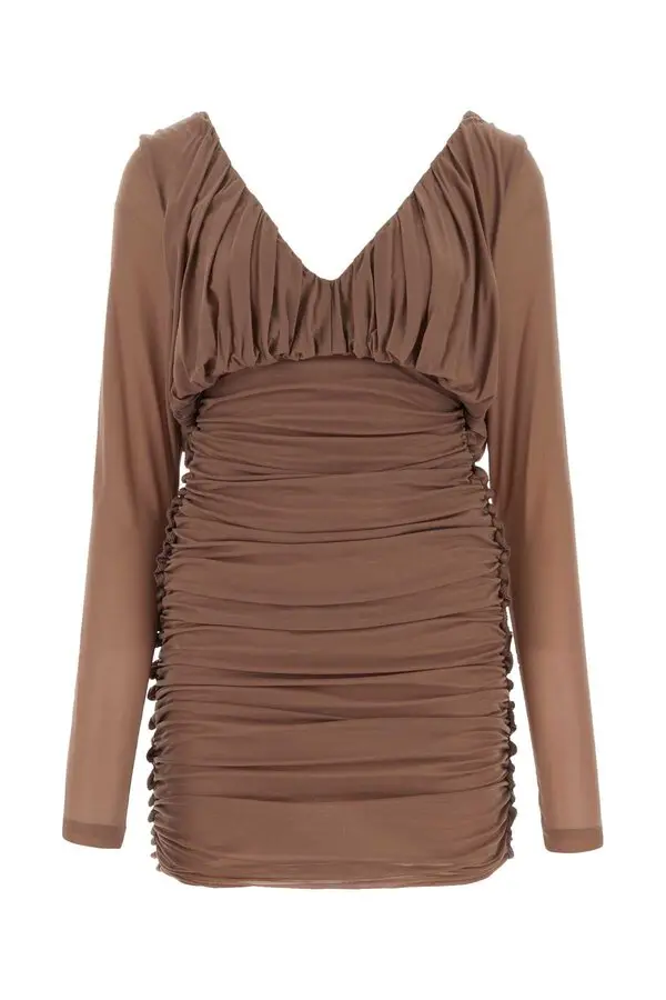 Saint Laurent Biscuit T-shirt Mini Dress