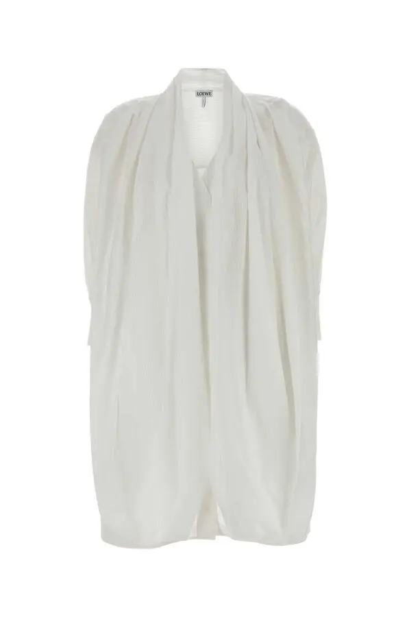 Loewe Poplin Dress In Cotton