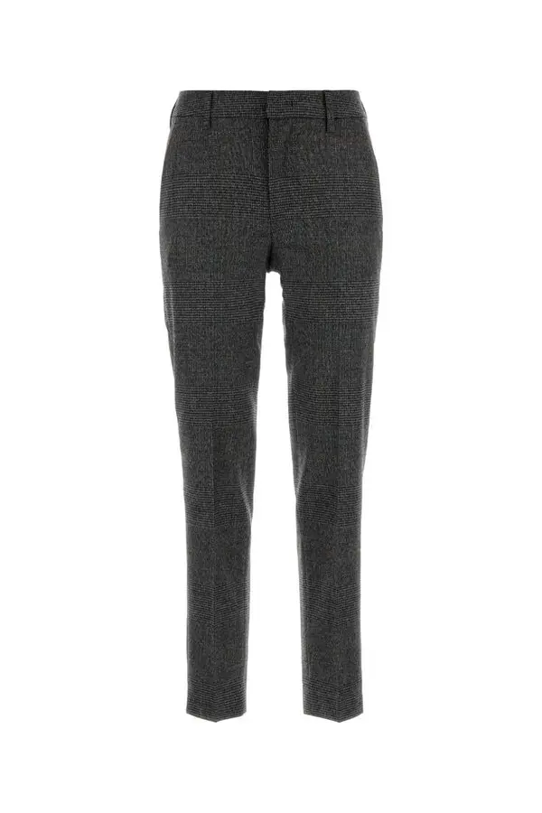 PT TORINO Embroidered Stretch Wool-blend Trousers